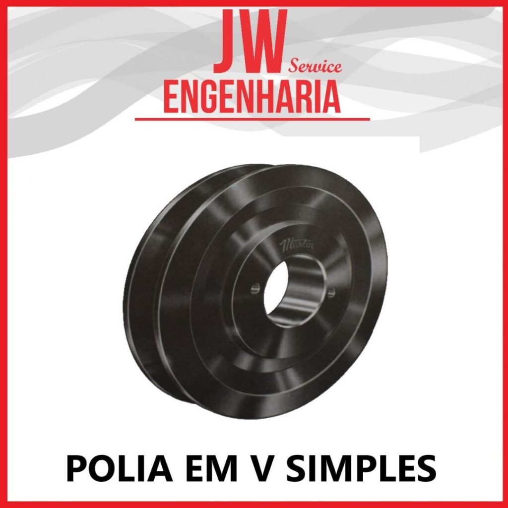 Polia em V simples: quais os tipos? Quando e onde usar?